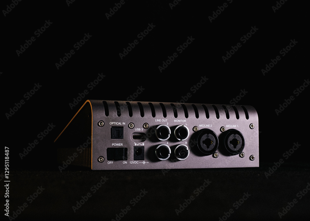 audio control panel, Audio interface Stock Photo | Adobe Stock