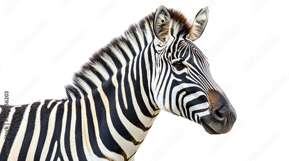Zebra with transparent background, detailed and high-resolution png of ...