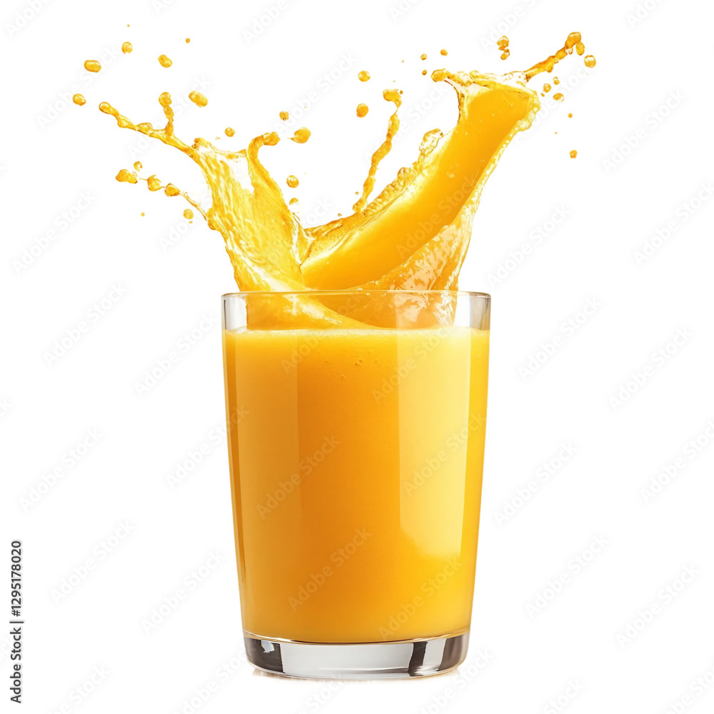 Mango juice splash isolated on transparent background Remove png ...