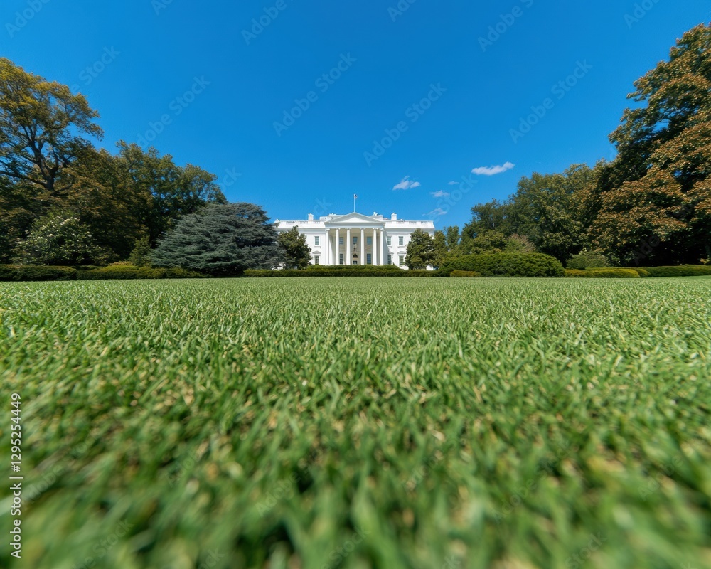 Neoclassical Power Symbolism White House Architectural Narrative ...