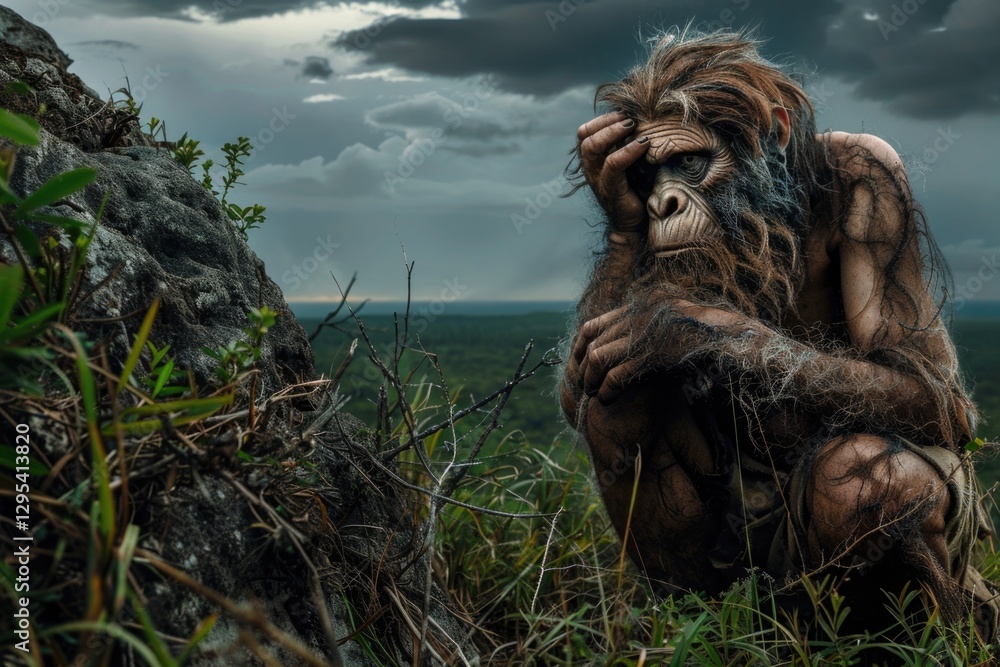 Ancient Timeline: prehistoric primitive, early hominin, cave-dweller ...