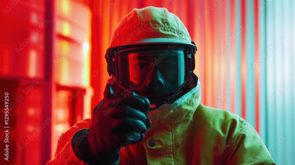 Heat detection for checking temperature in chemical storage areas ...