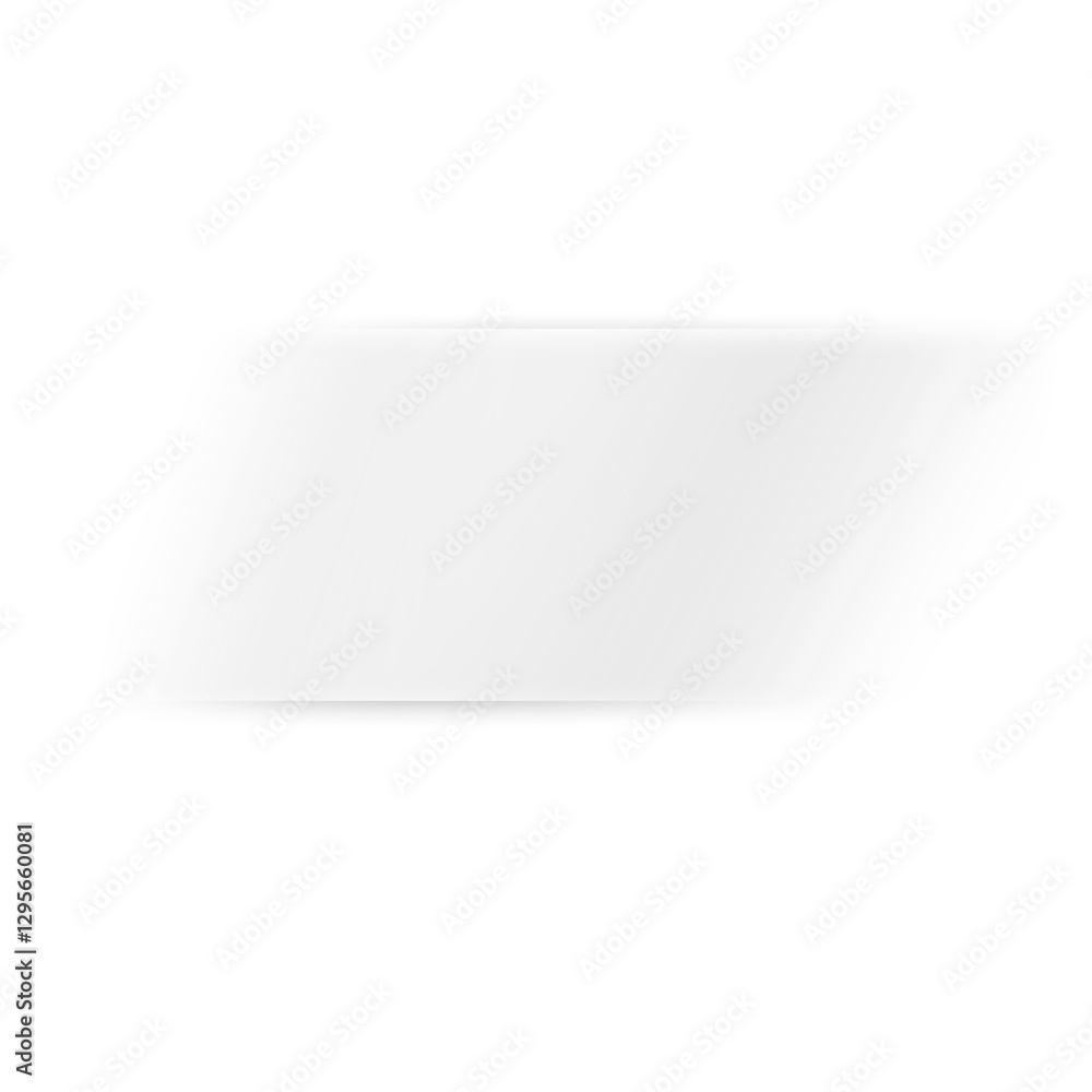 Transparent white gradient bar. Abstract geometric shapes rectangle ...