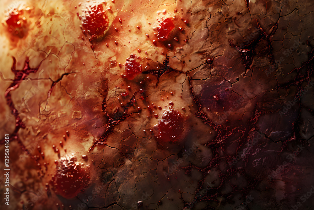 Disturbing Display of Severe Skin Infection Indicative of Urgent ...