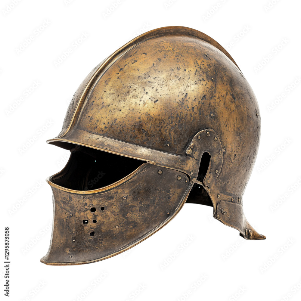 Stock-Illustration „Ancient Roman gladiator helmet with cheek guards ...