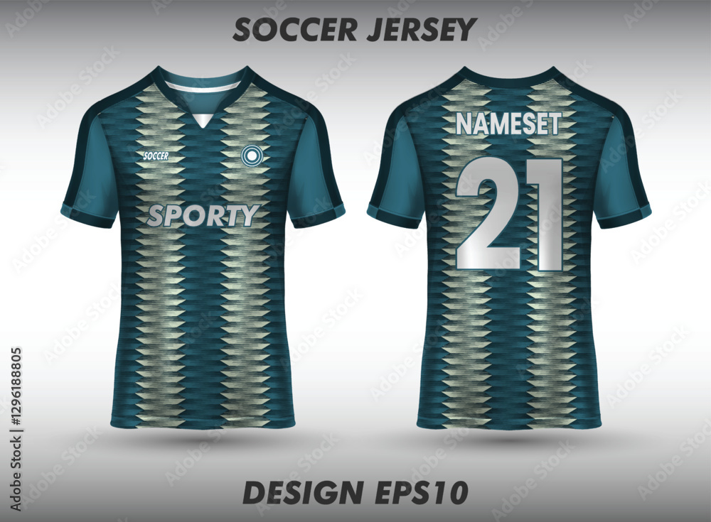 Football jersey design for sublimation jersey template front and back ...