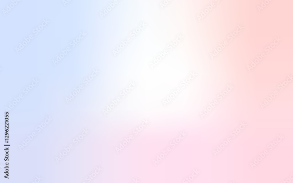 Pastel pink and blue blur backdrop. Light gradient vector banner ...