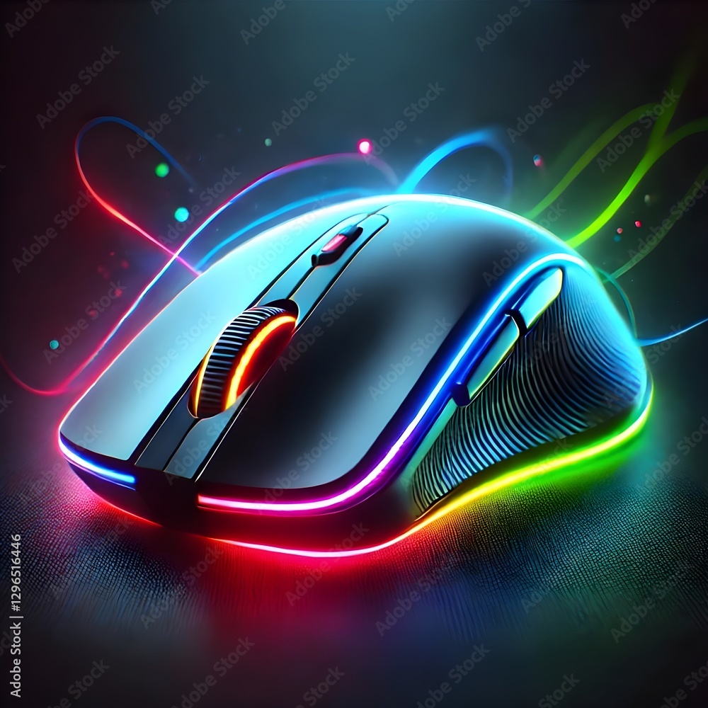 Next-Gen Gaming Mouse with Eye-Catching Neon RGB Effects, Ultra-Precise ...