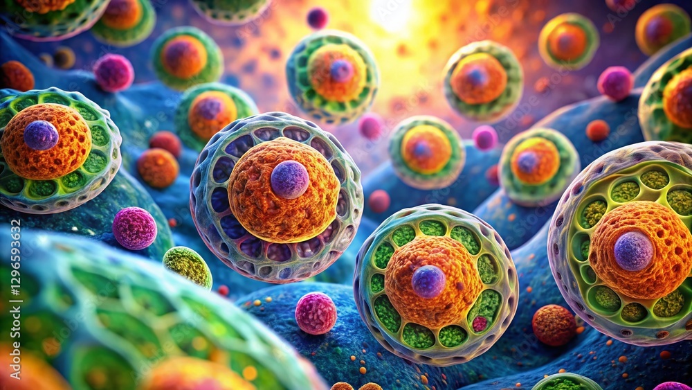 Macro Photography: Simple Squamous Epithelium Cell Structure ...