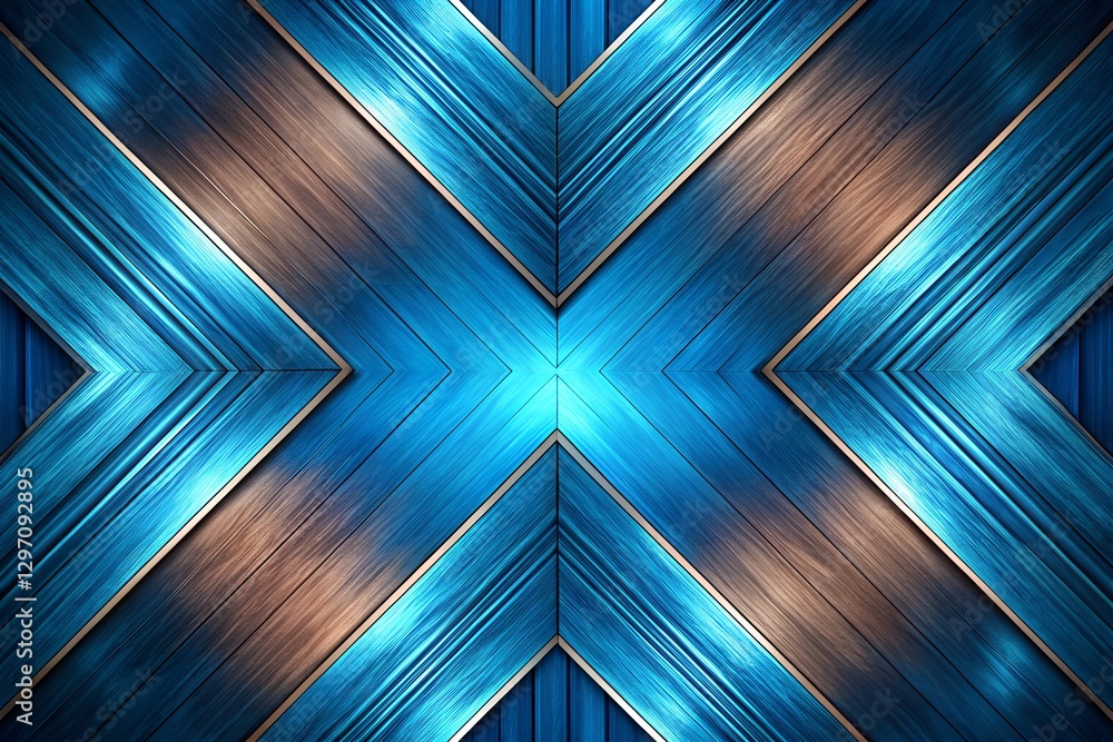 Blue Metallic background Wood texture copy space Cyber milkyhexddway ...