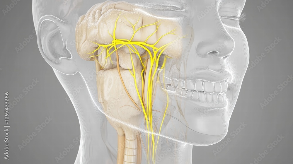 Detailed anatomy of the facial nerve and its connection to the human ...