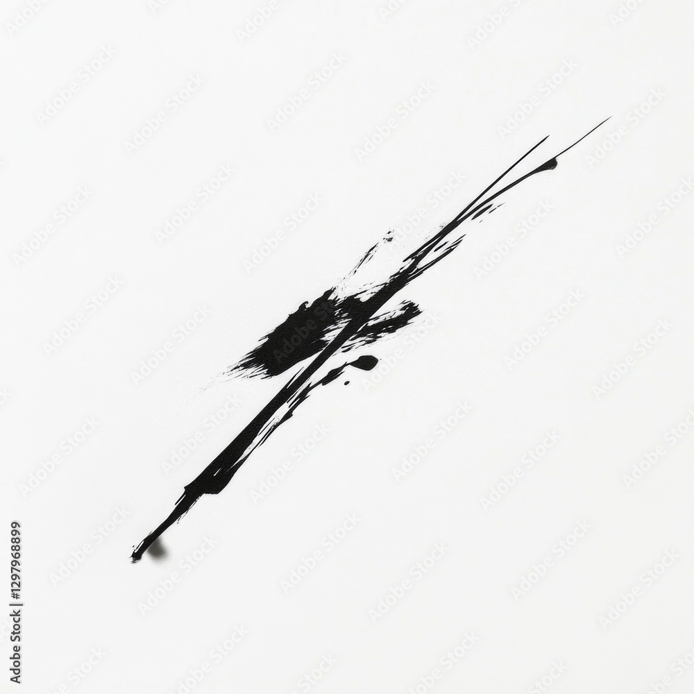 beautiful signature, white background, top down perspective Stock ...