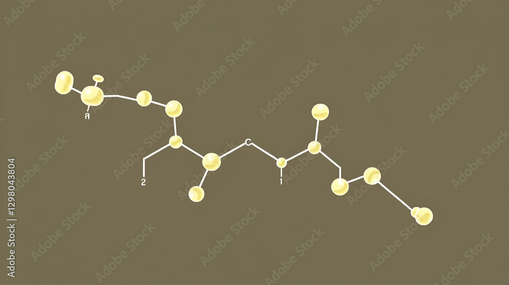 Ellipticine skeletal structure diagram.Plant alkaloid compound molecule ...