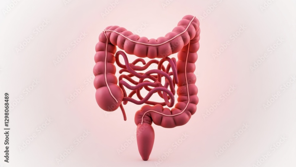 Small Intestinal Bacterial Overgrowth. Detailed human large intestine ...