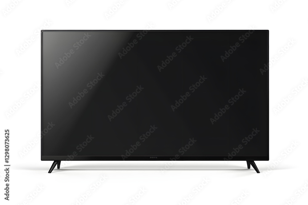 Realistic TV screen Modern stylish lcd panel led type Large computer ...