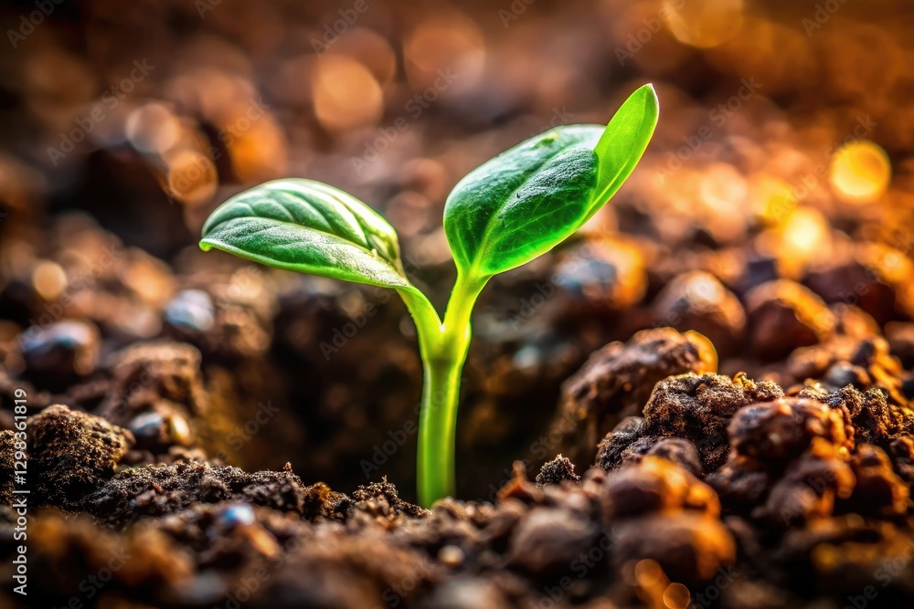 Witnessing life's emergence: a macro lens captures seedling growth ...