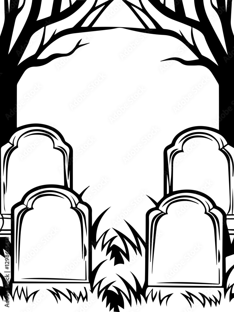 Dark fantasy SVG vector depicts cursed locations and dark places ...