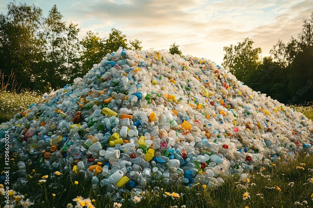 Plastic waste in urban parks ground-level photography for pollution ...