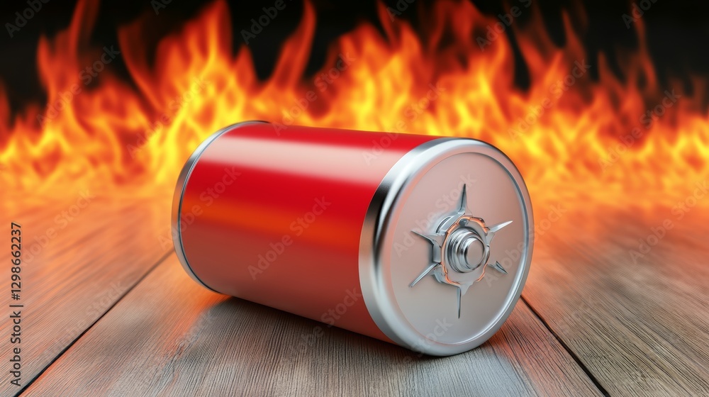 Lithium battery danger of overheating, burning, and exploding due to ...