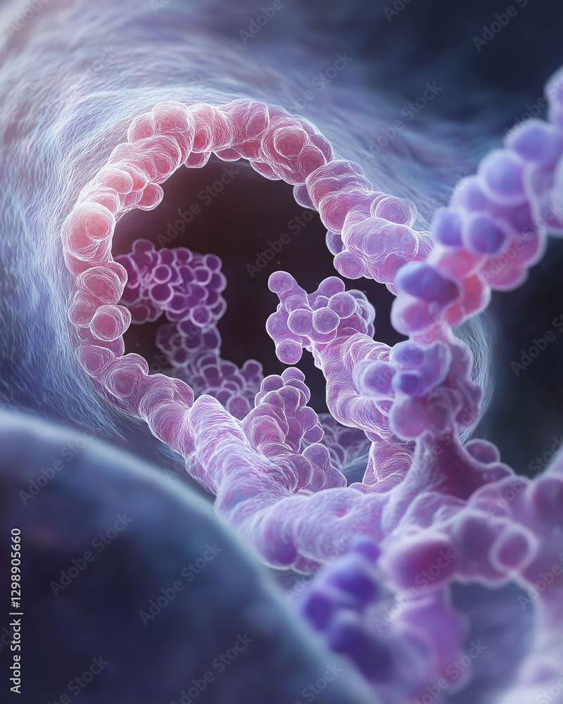 Triglyceride lipid health. Detailed fat cell structure illustrating ...