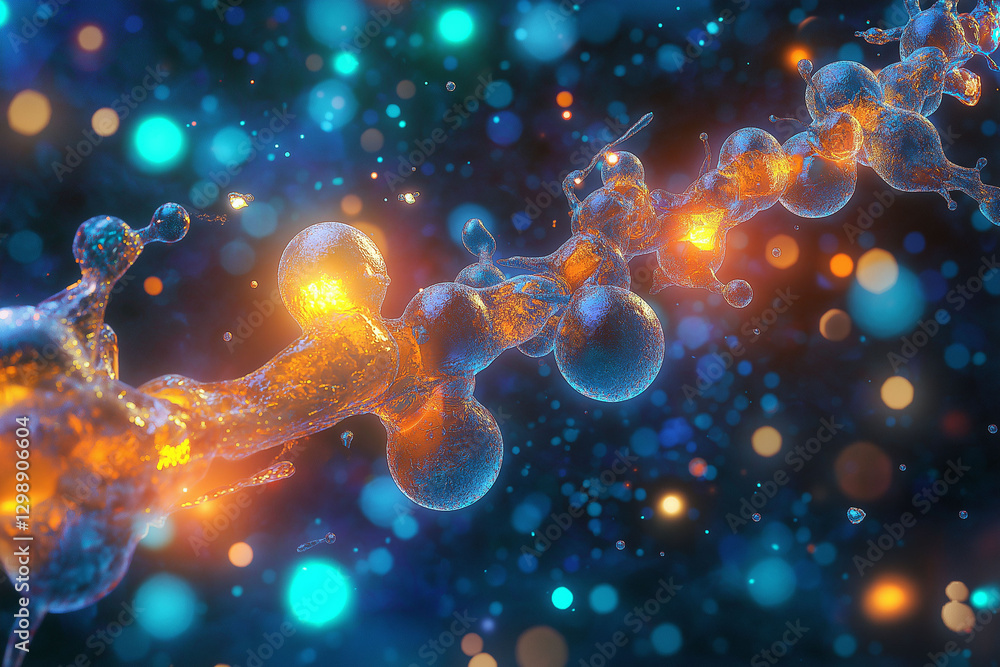 Triglyceride lipid health. Microscopic view of enzymatic triglyceride ...