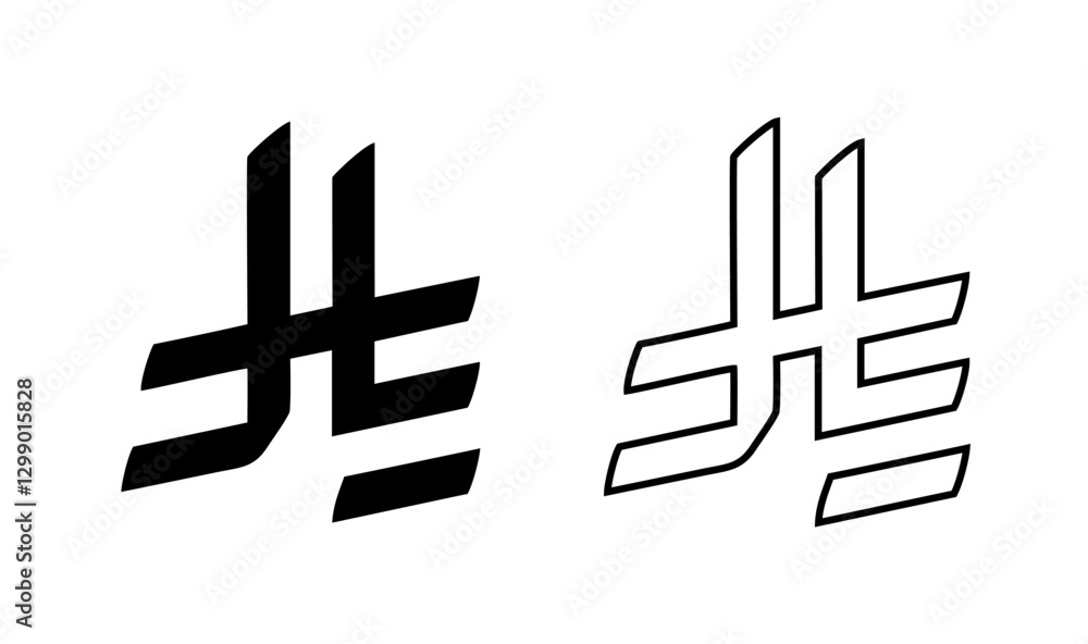 Saudi Arabia new official Riyal currency symbol transparent png. vector ...