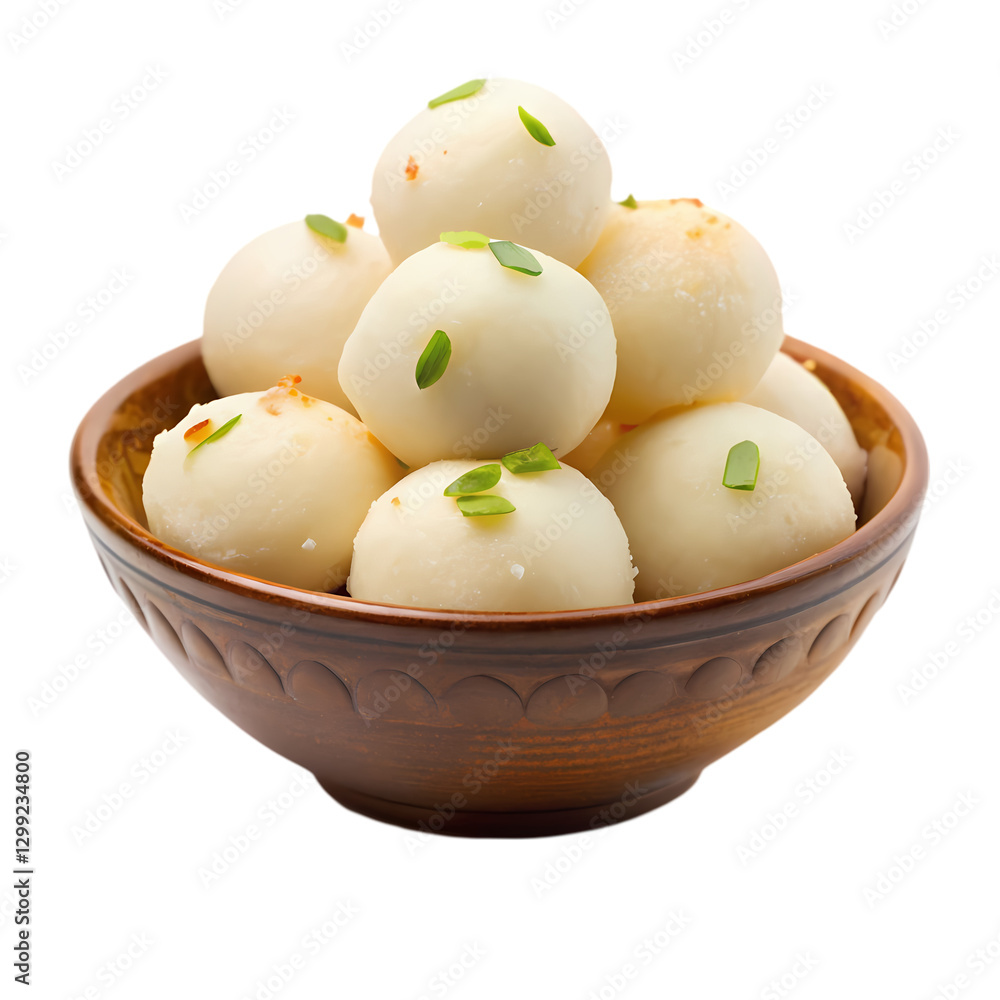 Rasgulla Recipe: Indian Sweet Treat isolated on transparent background ...