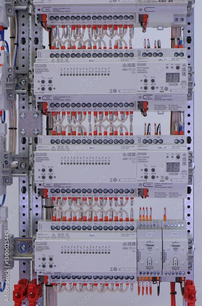 16 Channel Jung Relay Unit, Jung DALI Controller - 2, Zennio RailQuad8 ...