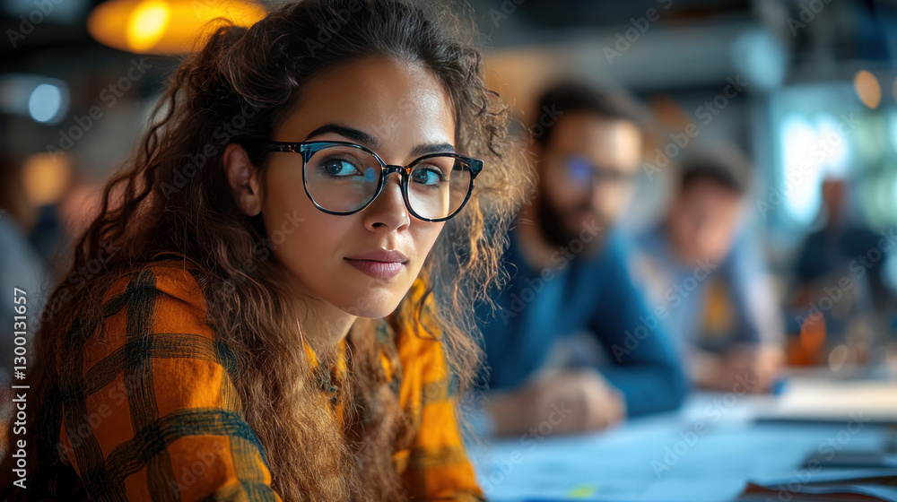 Diverse engineering team engaged in a technical debate, comparing ...