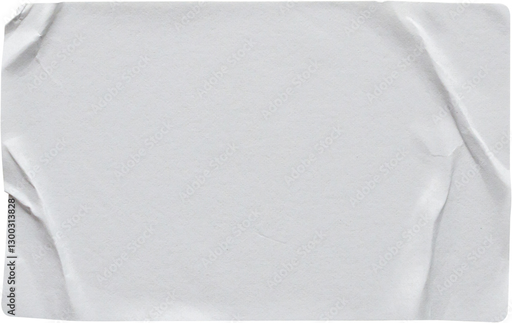 Paper sticker label isolated on white background Stock Photo | Adobe Stock