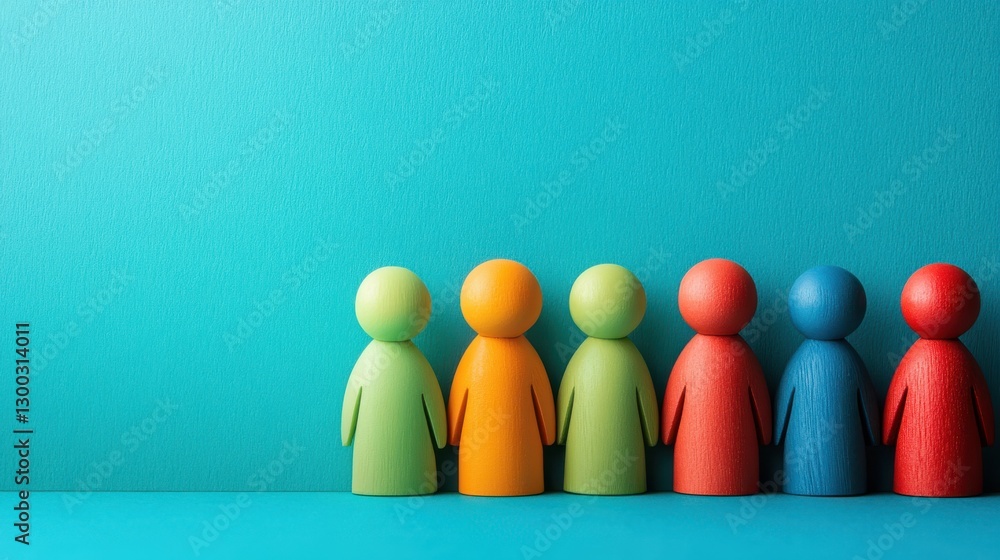 Rainbow paper background with layout of people. Zero discrimination day ...