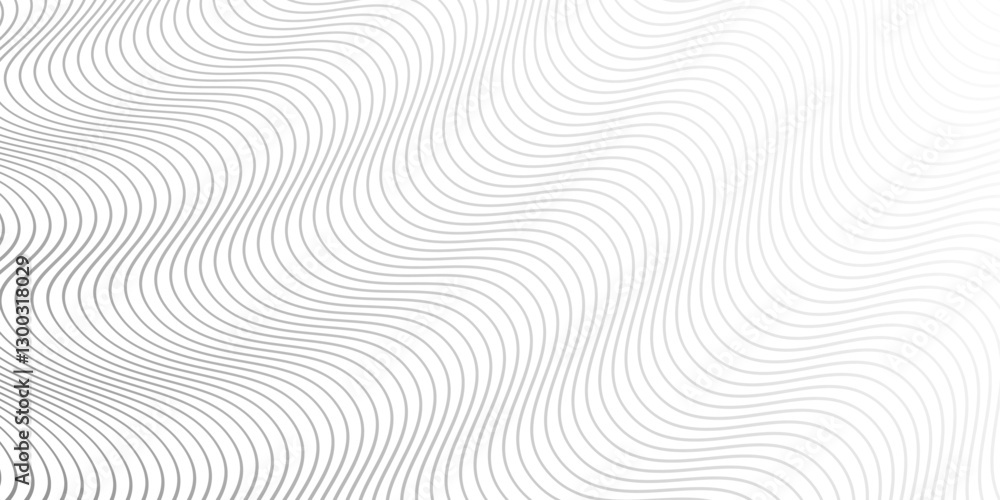 Abstract white background from lines. Wavy line drawing . Design ...