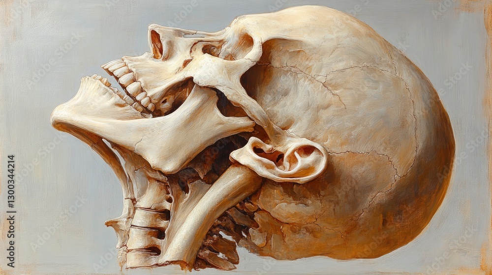 Neck muscle detail during rotation, soft wraparound lighting, subtle ... Neck muscle detail during rotation, soft wraparound lighting, subtle ...