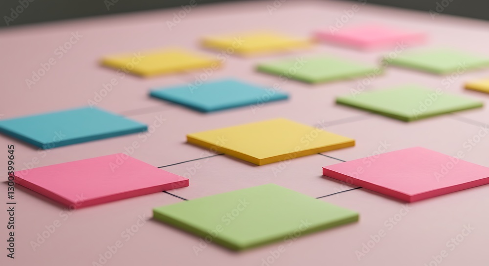 Strategic plan flowchart, with interconnected goals, objectives, and ...