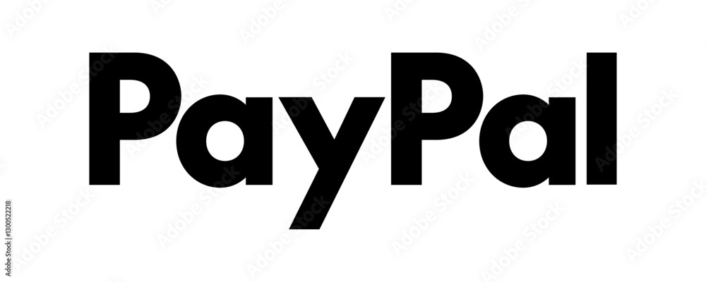 PayPal new logo, vector badge icon for payment service. Warsaw, Poland ...