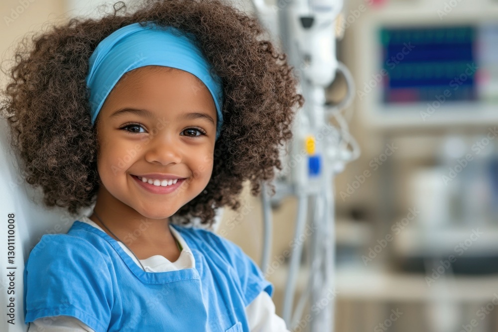 Celebrate courage with this heartwarming image A Child patient ...
