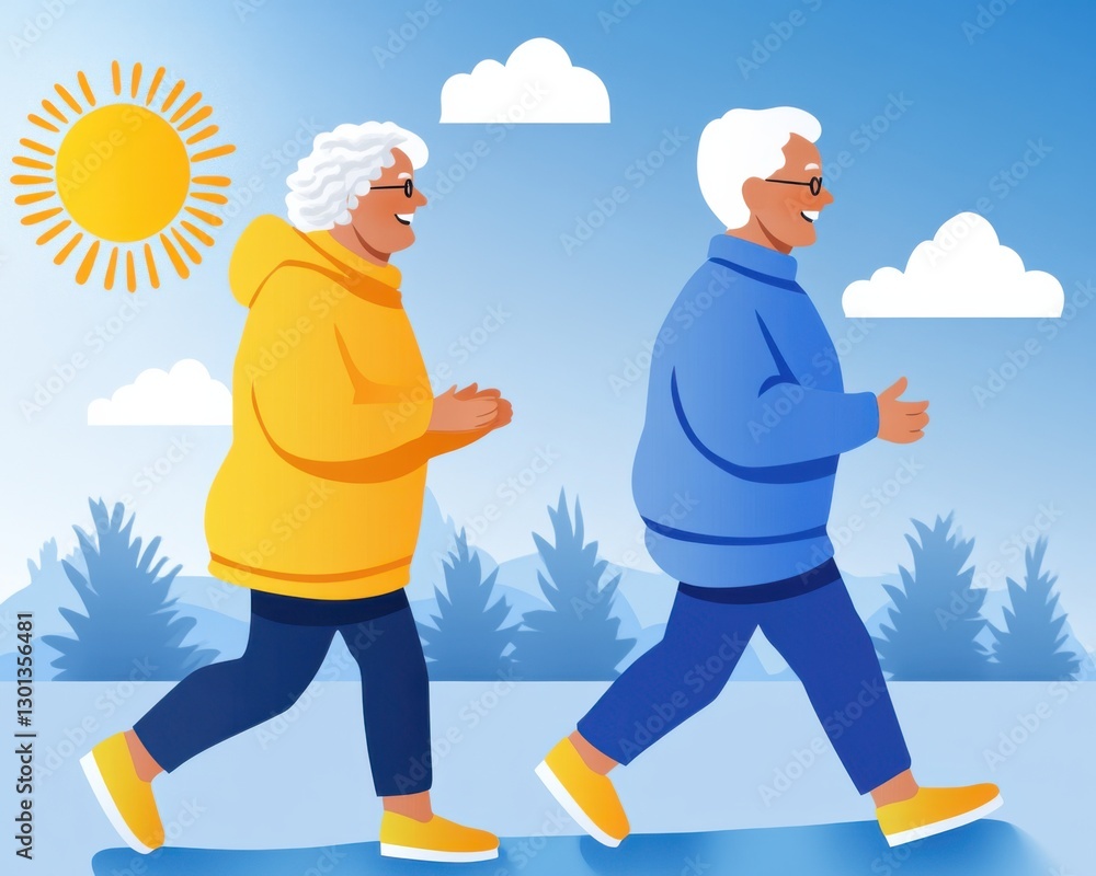 Discover the joy of active aging with these vibrant images featuring a ...