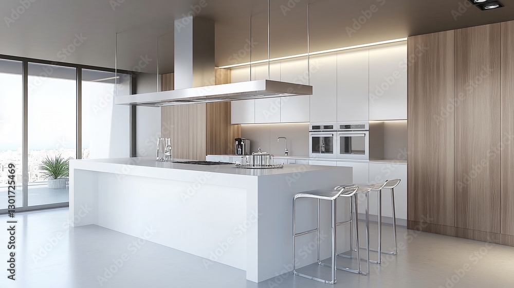 Stunning Modern Kitchen Interior Design with Mocha Mousse 2025 Color ...