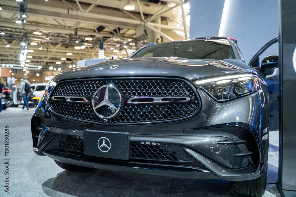 Mercedes Benz 2025 GLC 350e 4Matic SUV automobile at the 2025 Canadian International AutoShow ...