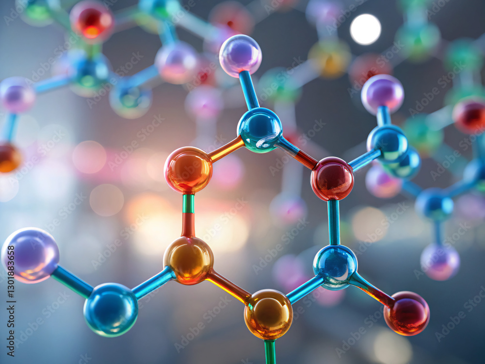Molecule 3d Render Molecule Atom Chemistry Molecular Chemical