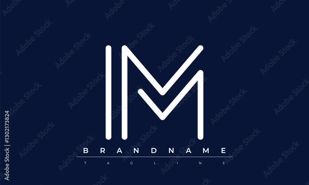 I, M logo design. IM creative Monogram Logo. This logo design is the ...