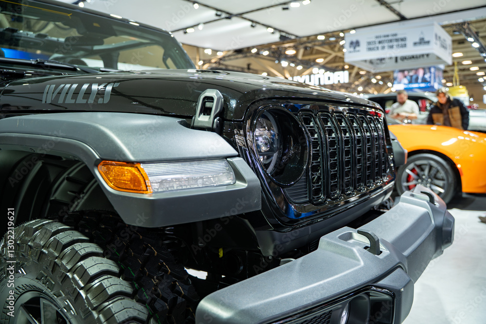 2025 JEEP Wrangler Willys 4x4 automobile at the 2025 Canadian ...