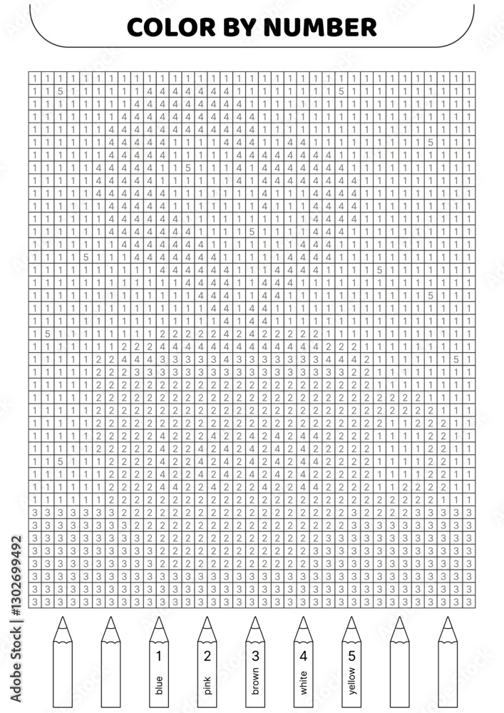 Pixel coloring book. Hot Cup. Black and white. Color by number ...