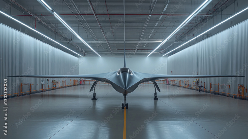 Aeronautical engineers optimizing high-altitude aircraft aerodynamics ...