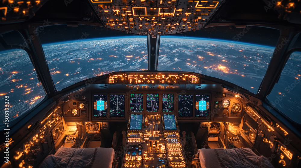 Aircraft design engineers integrating AI-assisted next-gen avionics ...