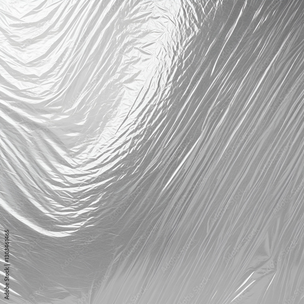 Transparent plastic wrap texture overlay effect. Transparent stretched ...