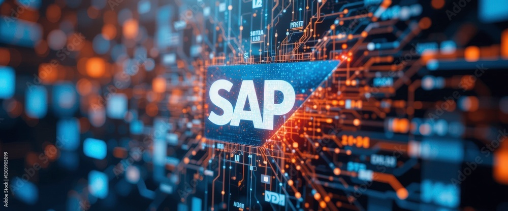 SAP Software: Digital Technology Background - Abstract backgrounds ...