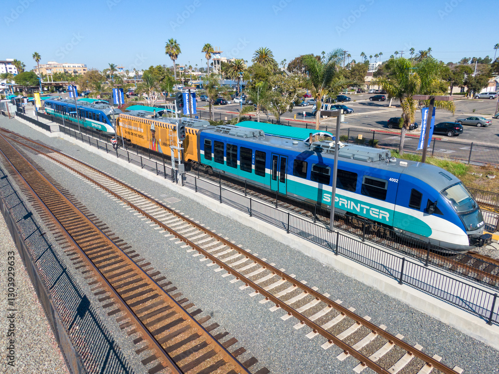 Oceanside, CA, USA: July 3 2024 - Stock Daytime Drone Images of North ...