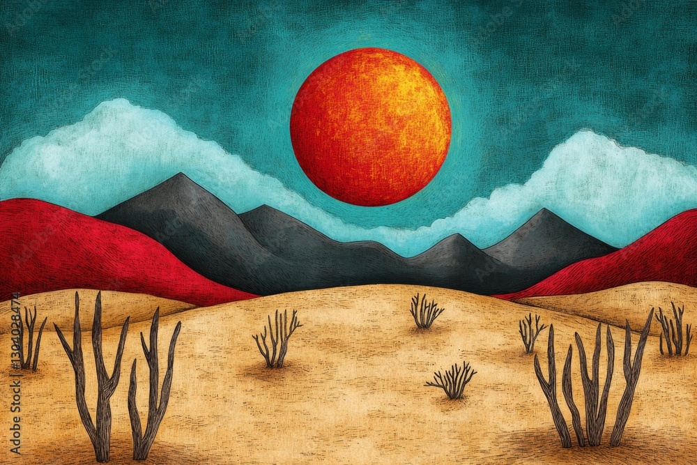 A 1970s-style weather report featuring exaggerated illustrations of ...