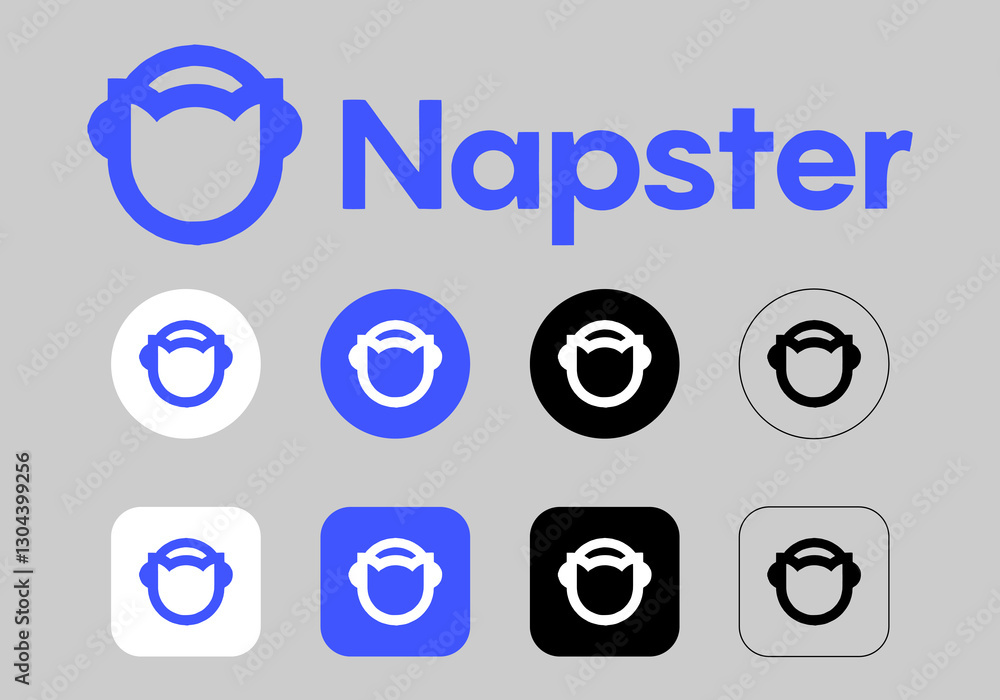 FEBRUARY 18, 2025, INDONESIA. Editorial Image Of The Napster Logo, A ...